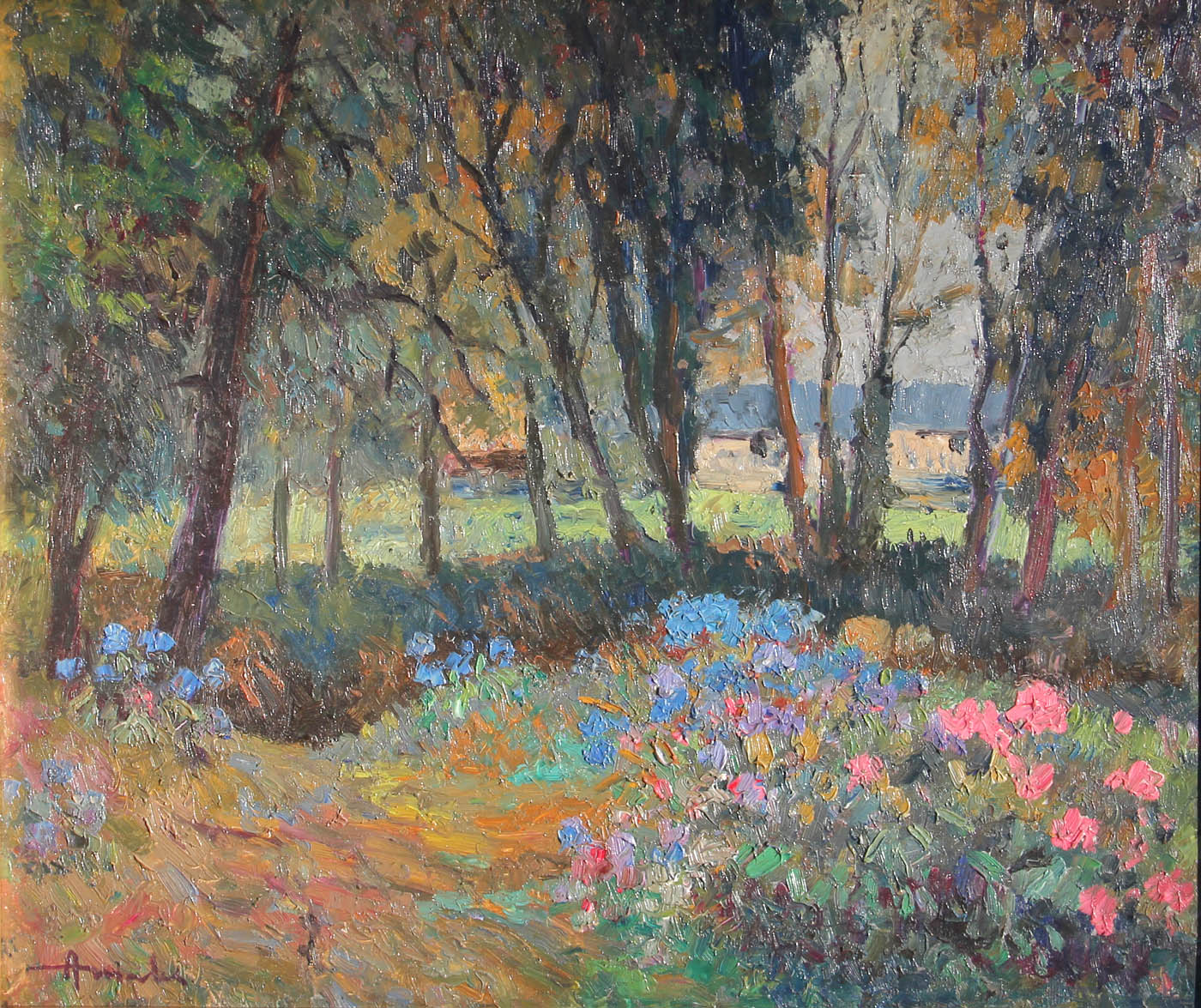 Albert MALET_Le jardin fleuri - Art en Seine